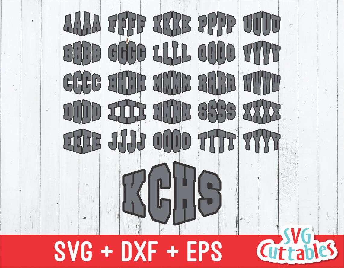Four Letter Monogram Font Svg, 4 Letter Monogram Font, Monogram Svg ...