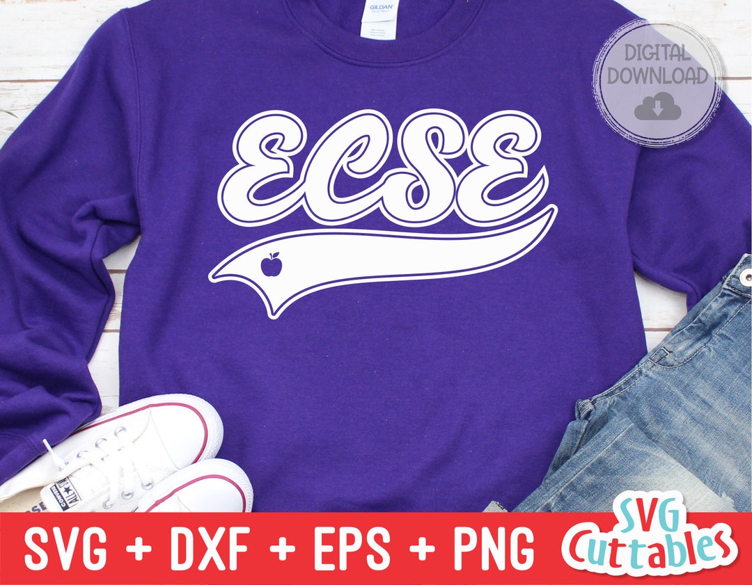 ECSE Svg - Cut File - Occupation - Swoosh - Svg - Dxf - Eps - Png ...