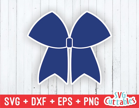 Cheer bow svg eps dxf Cheer bow Cheerleader bow svg bow | Etsy