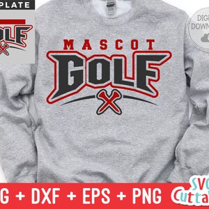 Golf Svg Cut File - Golf Team - Golf Template 0010 - Svg - Eps - Dxf ...