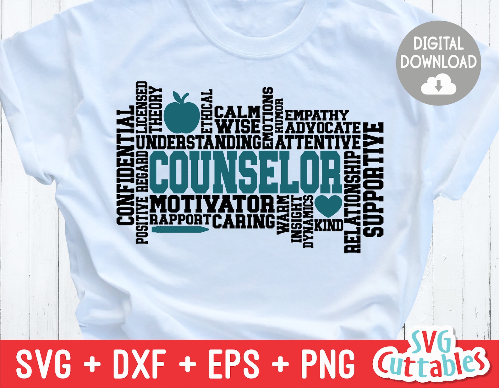 Counselor Svg Counselor Word Art Svg Dxf Eps Png - Etsy