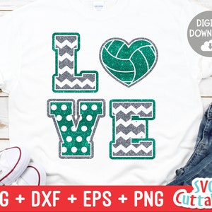 Volleyball Svg, Volleyball Love Svg, Dxf, Eps, Volleyball Team ...