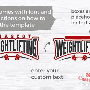 Weightlifting Svg - Weightlifting Template 003 - Svg - Eps - Dxf - Png ...