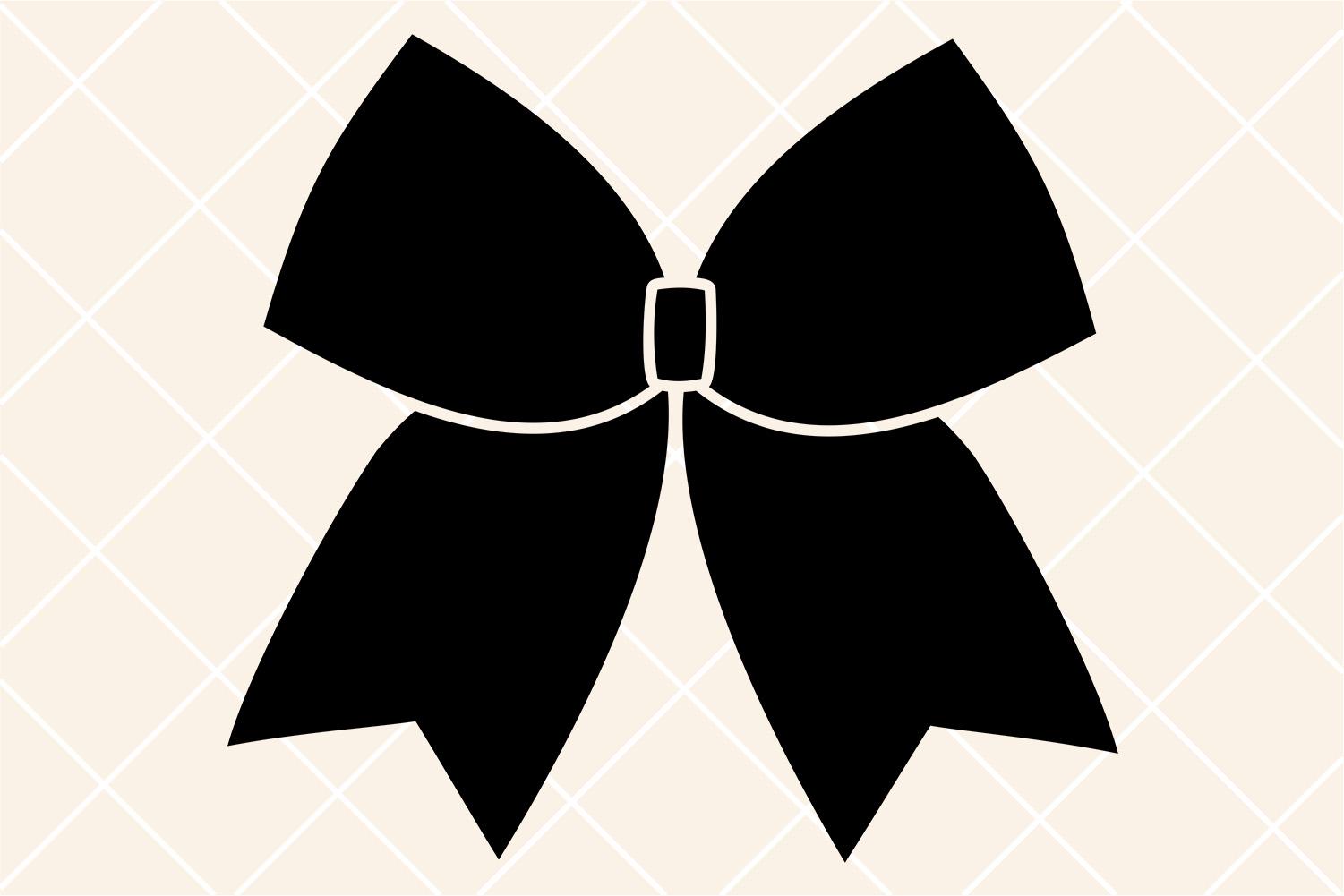 Cheer Bow Svg -cheer Bow Cut File - Cheerleader Bow Clipart - Svg - Dxf ...