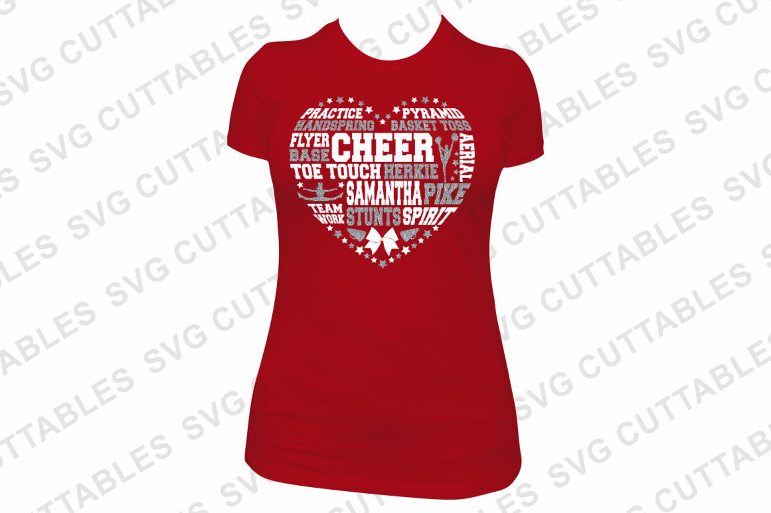 Cheer Svg, Cheer Subway Art Svg, Cheer Heart, Svg, Eps, Dxf, Cheer Cut ...