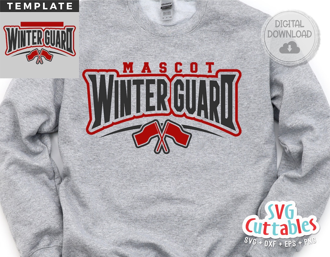 Winter Guard Svg - Winter Guard Template 004 - Svg - Dxf - Eps - Png ...