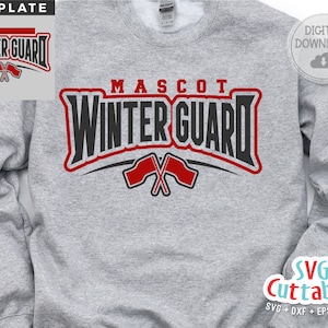 Winter Guard Svg Winter Guard Template 004 Svg Dxf Eps Png Cut File ...