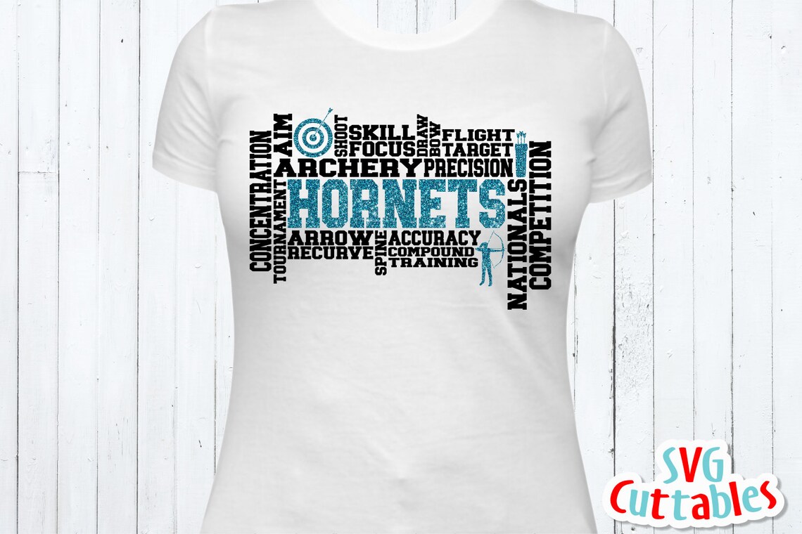 Archery Svg - Archery Word Art Svg - Dxf - Eps - Png - Cut File ...