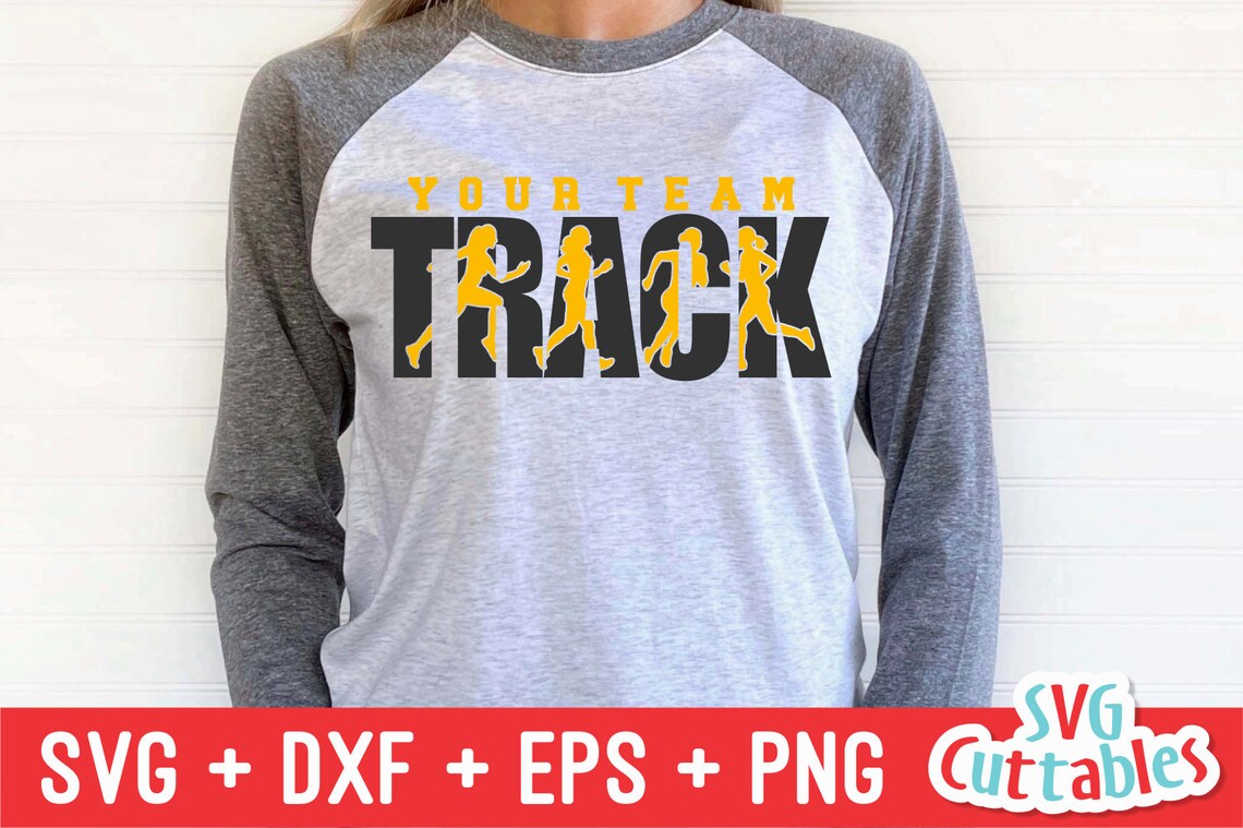 Track Svg Track and Field Template 007 Track Cut File - Etsy
