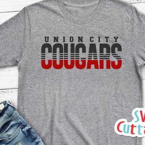 Go Team Svg Alphabet Multi Color Sport Svg Eps Dxf | Etsy