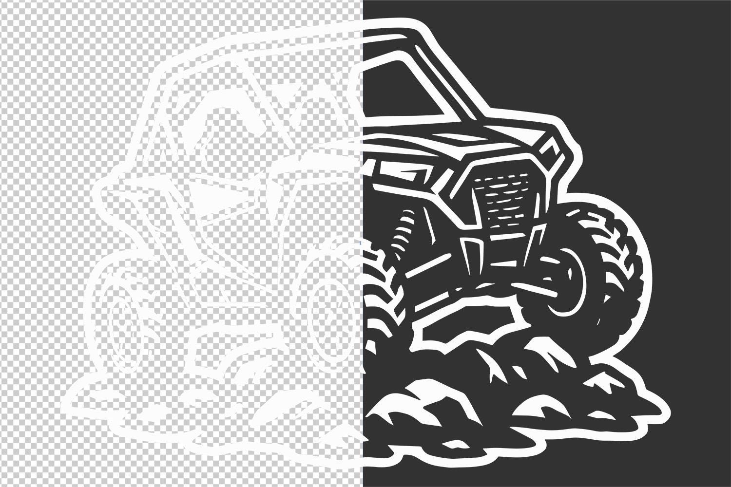 UTV Svg - Atv Cut File - Svg - Dxf - Eps - Png - Utv Clipart ...