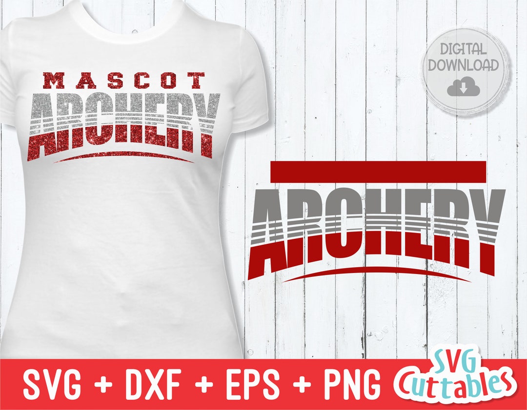 Archery Svg - Archery Cut File - Archery Template - Svg - Eps - Dxf ...