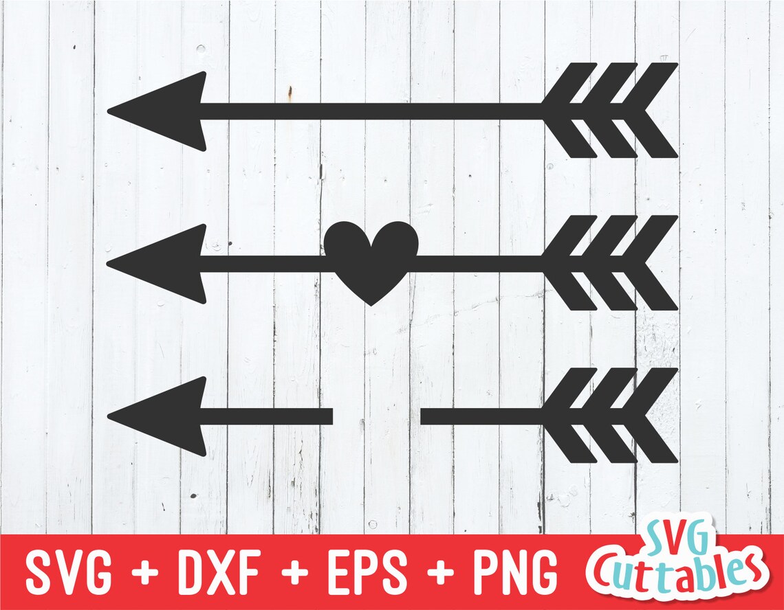 Arrow Svg - Arrow Cut File - Split Arrow - Svg - Dxf - Eps - Png ...