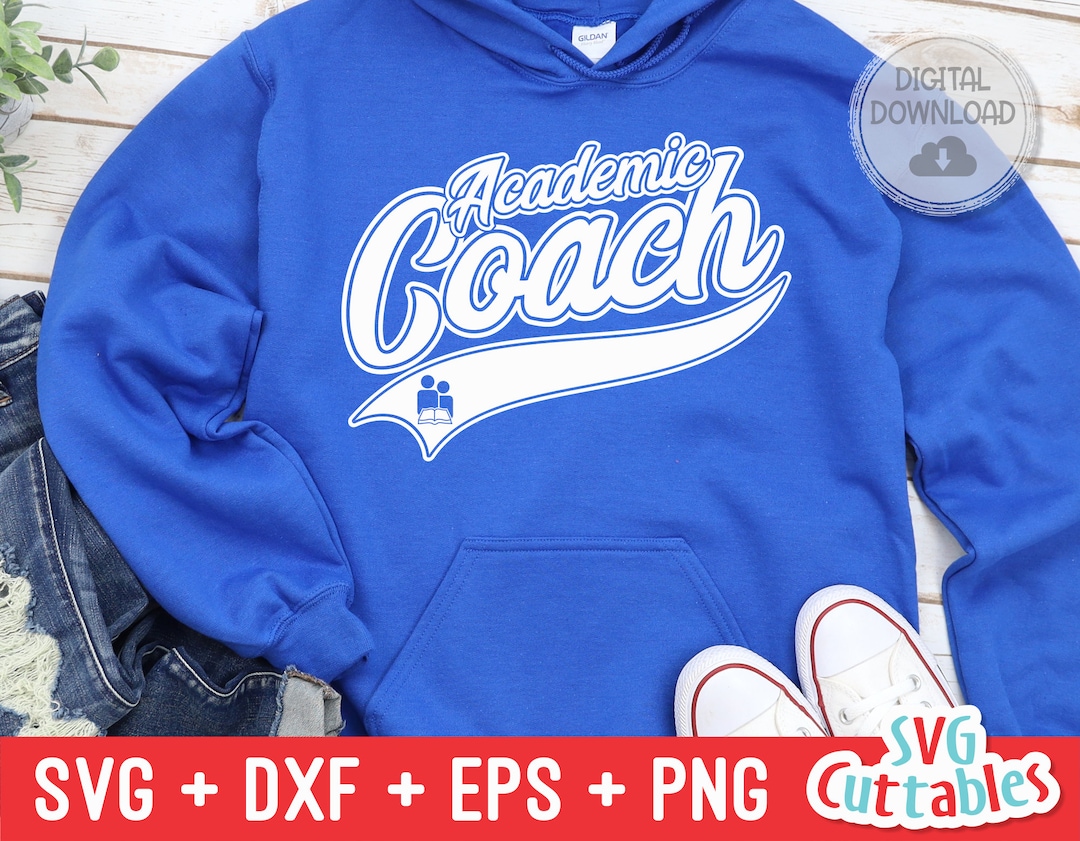 Academic Coach Svg - Teacher Svg - Occupation - Swoosh - Svg - Dxf ...