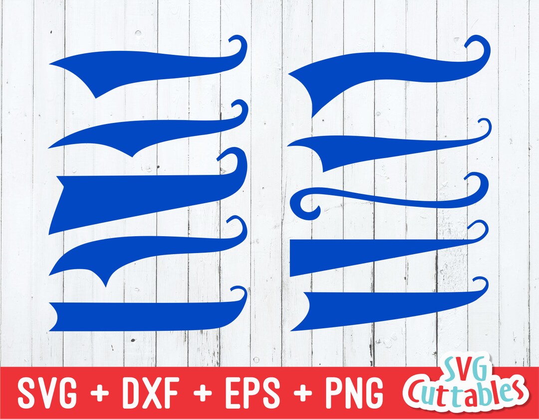 Text Tails Svg - Text Tails Cut File - Swoosh Svg - Eps - Dxf - Png ...