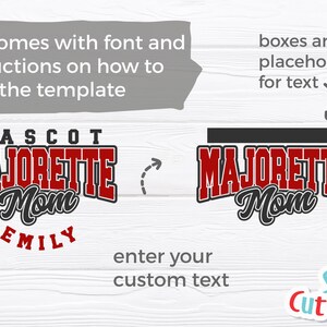 Majorette Svg - Majorette Mom Template 002 - Svg - Dxf - Eps - Png ...