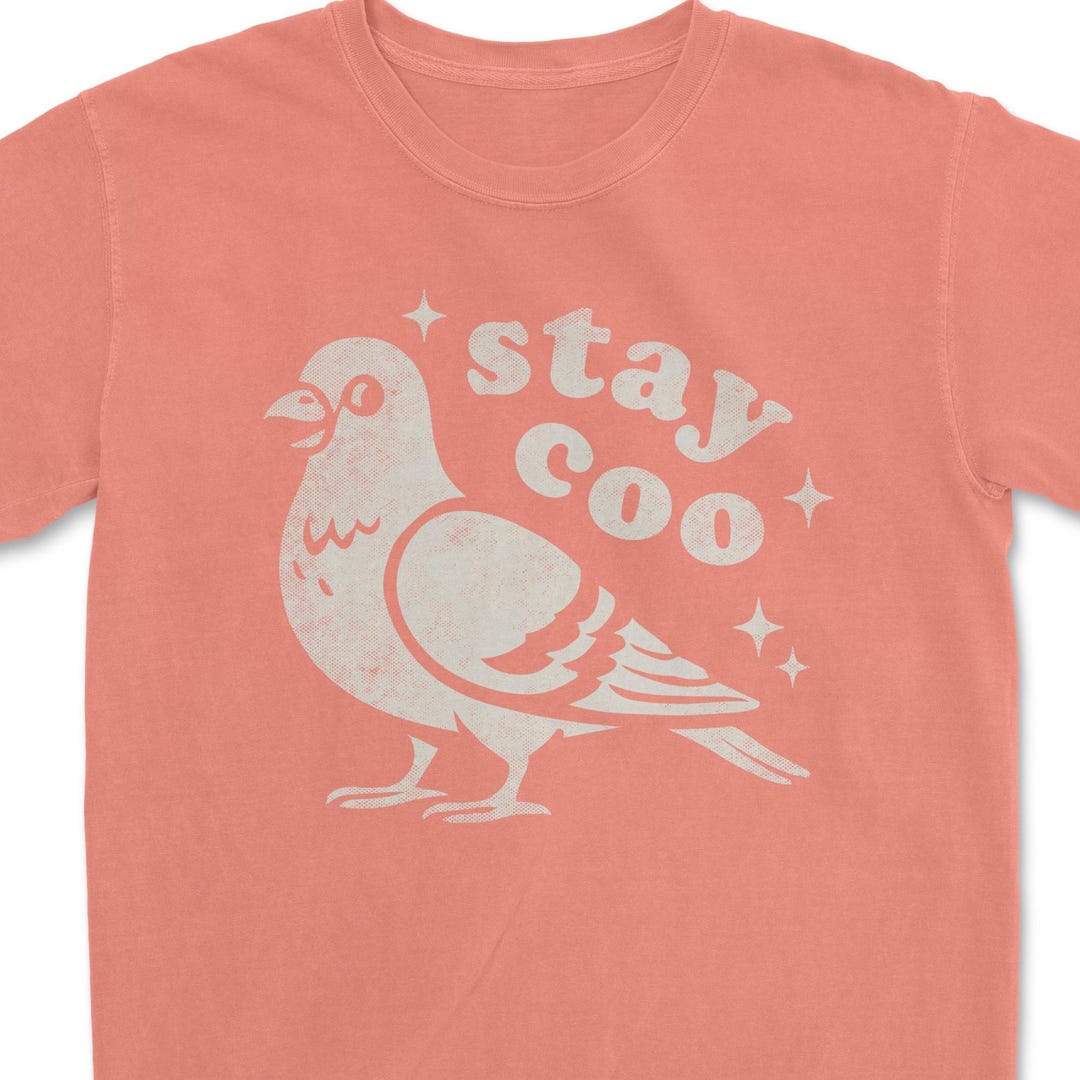 Stay Coo Svg - Funny Pigeon Svg - Funny Bird Cut File - Sarcastic ...