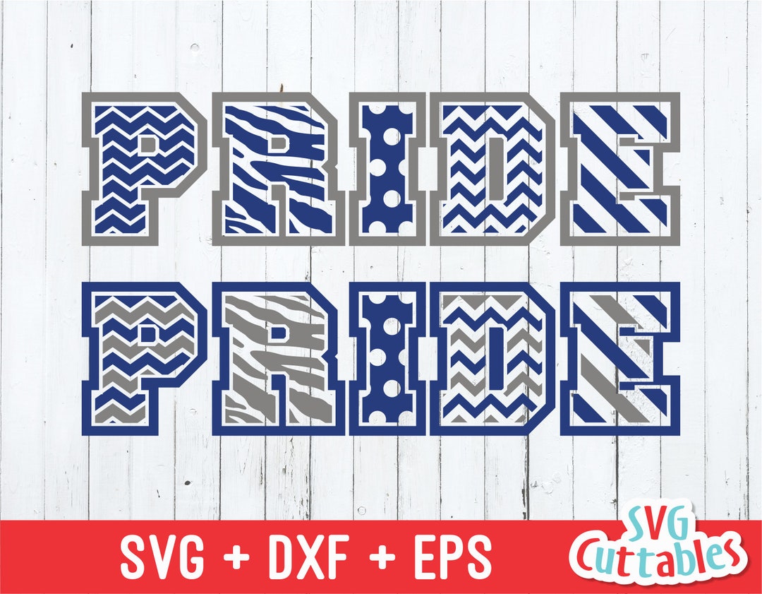 Pride Svg, Pride Patterned Svg, School Pride SVG, Chevron Svg, Dxf, Eps ...
