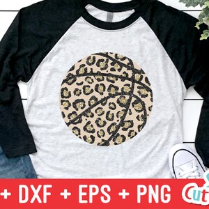Leopard Print Basketball Svg - Basketball Cut File - Svg - Dxf - Eps ...