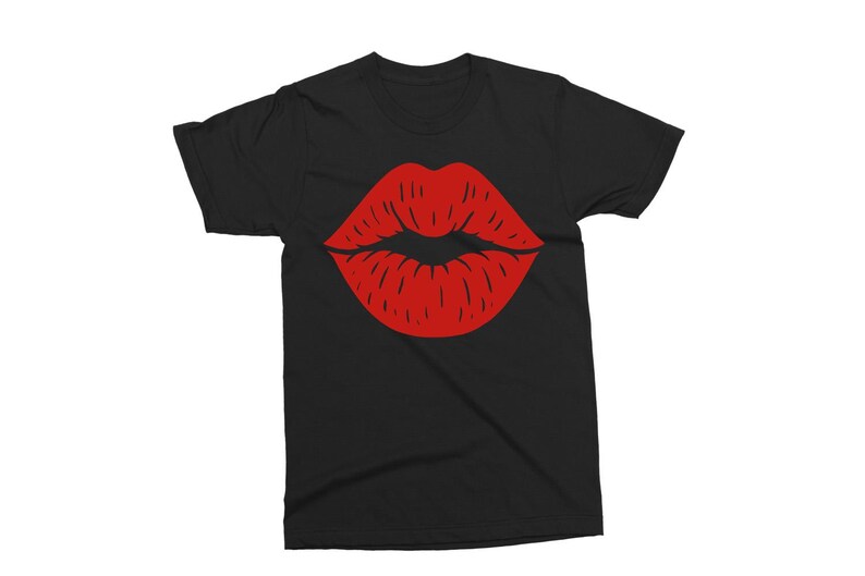 Kissy Lips Svg - Lips Png Clipart - Cut File - Svg - Dxf - Eps - Png ...