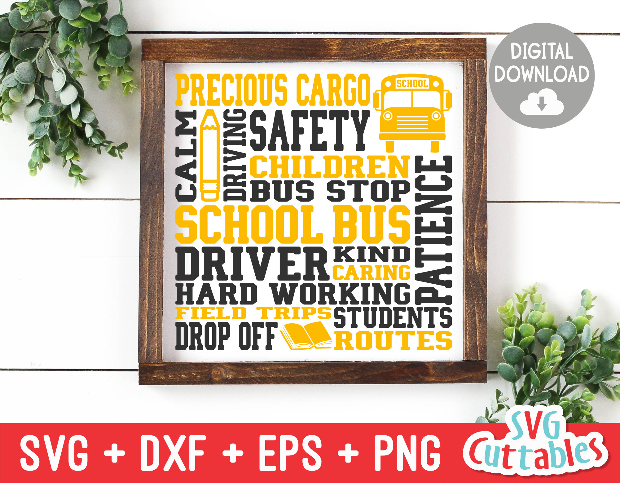 School Bus Driver Svg Subway Art Svg Dxf Eps Png - Etsy