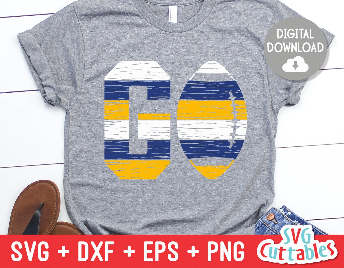 Football Svg Football GO Cut File Svg Dxf Eps Png - Etsy