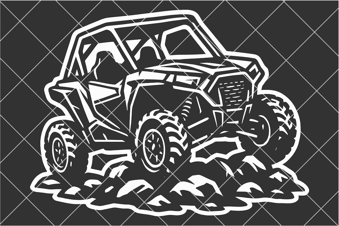 UTV Svg - Atv Cut File - Svg - Dxf - Eps - Png - Utv Clipart ...