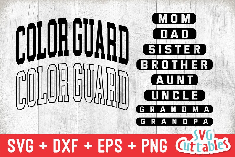 Color Guard Svg Color Guard Family Svg Dxf Eps Png - Etsy