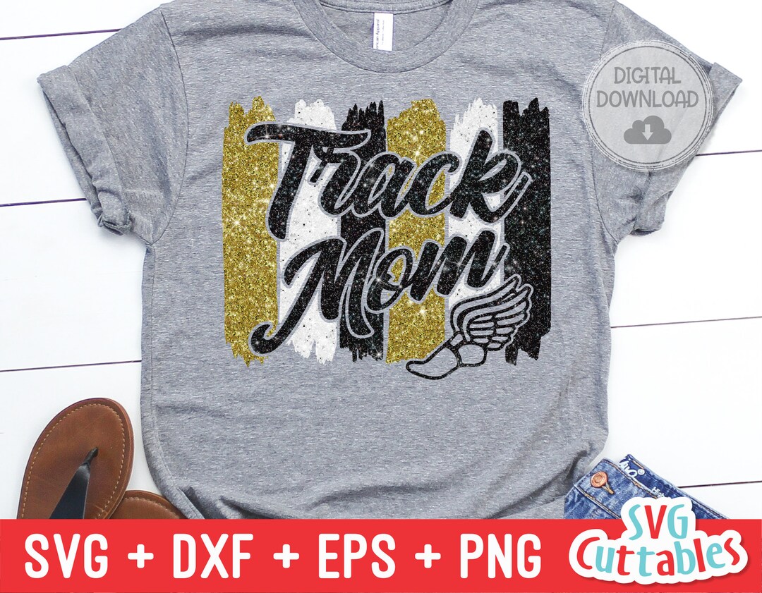 Track Mom Svg - Track Cut File - Svg - Dxf - Eps - Png - Track Svg ...
