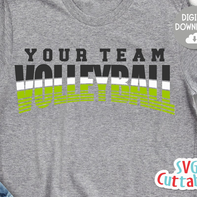 Volleyball Font - Etsy