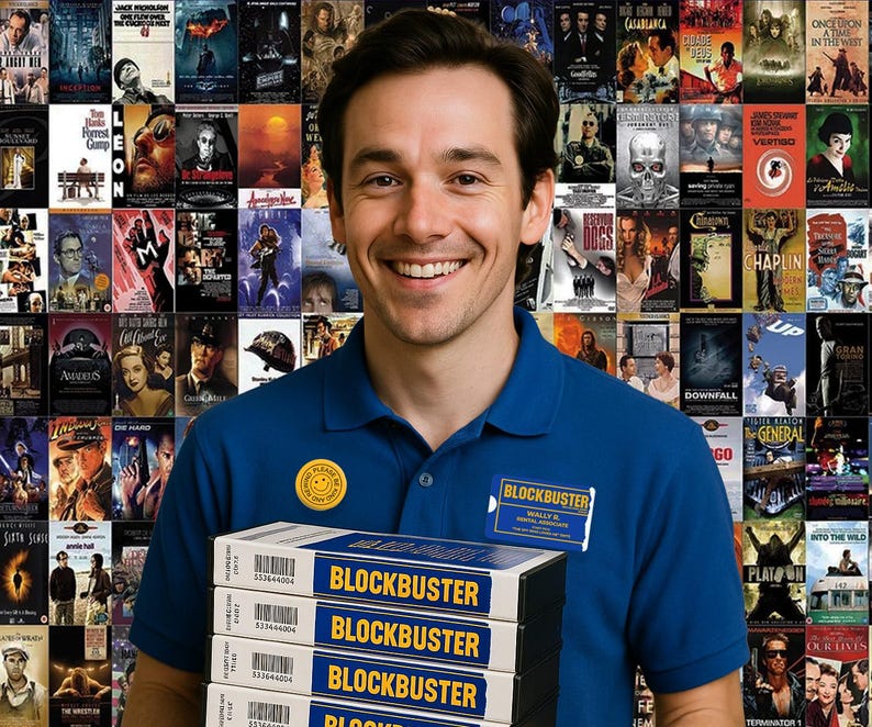 Custom Blockbuster Video Employee ID Badge – Personalized Retro ...