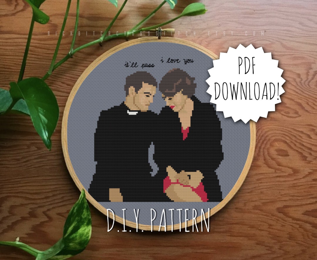 DIY It'll Pass Cross Stitch PATTERN | Counted Cross Stitch Pattern ...