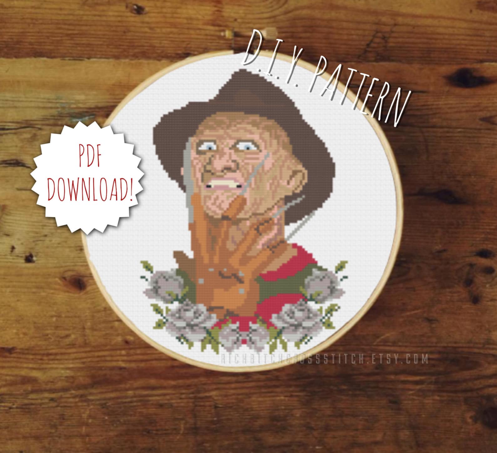 DIY Dream Killer Cross Stitch PATTERN. Counted Cross Stitch - Etsy