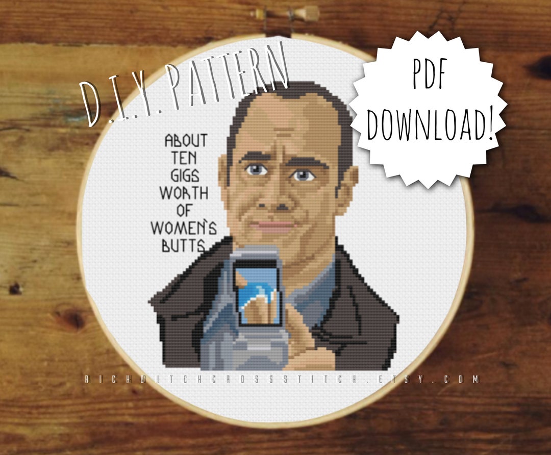 DIY Sex Crimes Detective Cross Stitch PATTERN. Counted Cross Stitch ...