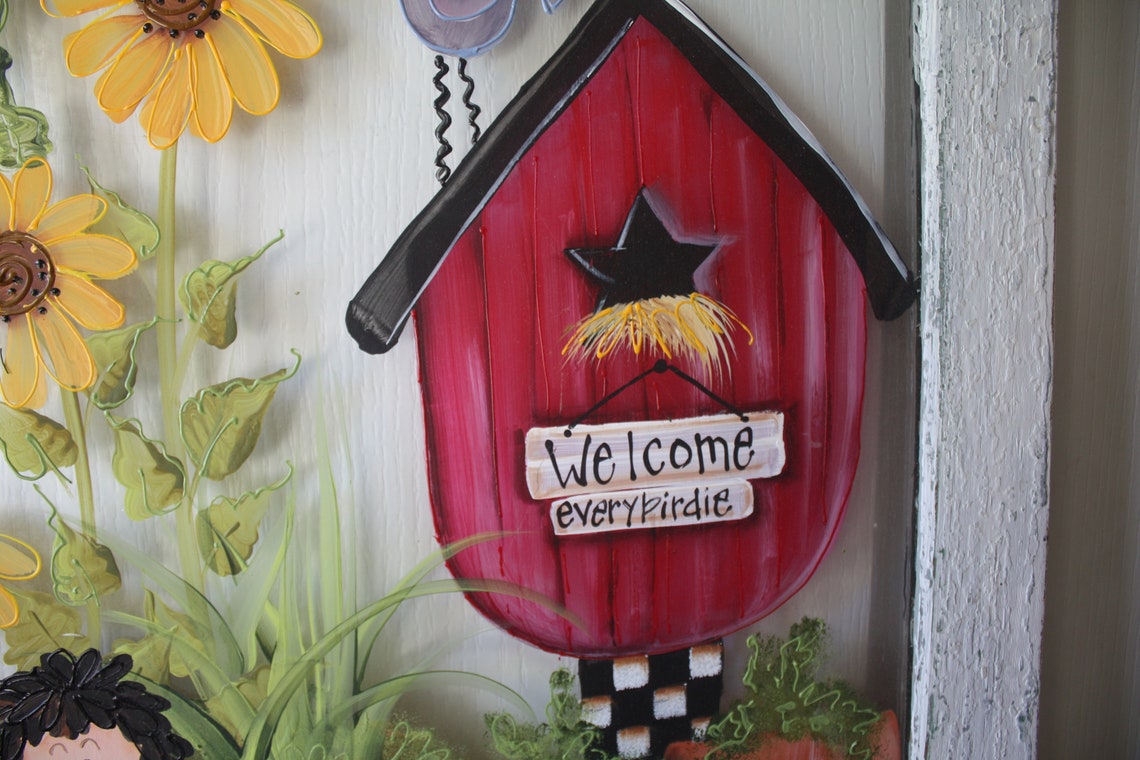 Vintage Painted Window - Etsy