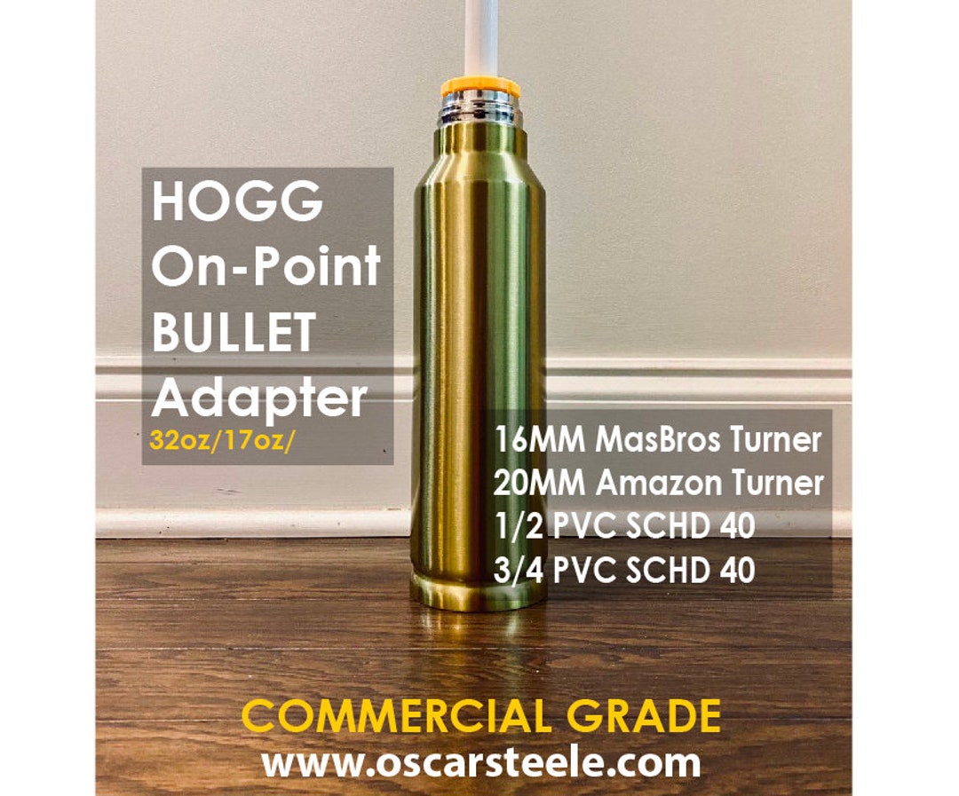 HOGG ON POINT Tumbler 17oz 32oz Bottle Adapter for Cup Turner Spindle ...