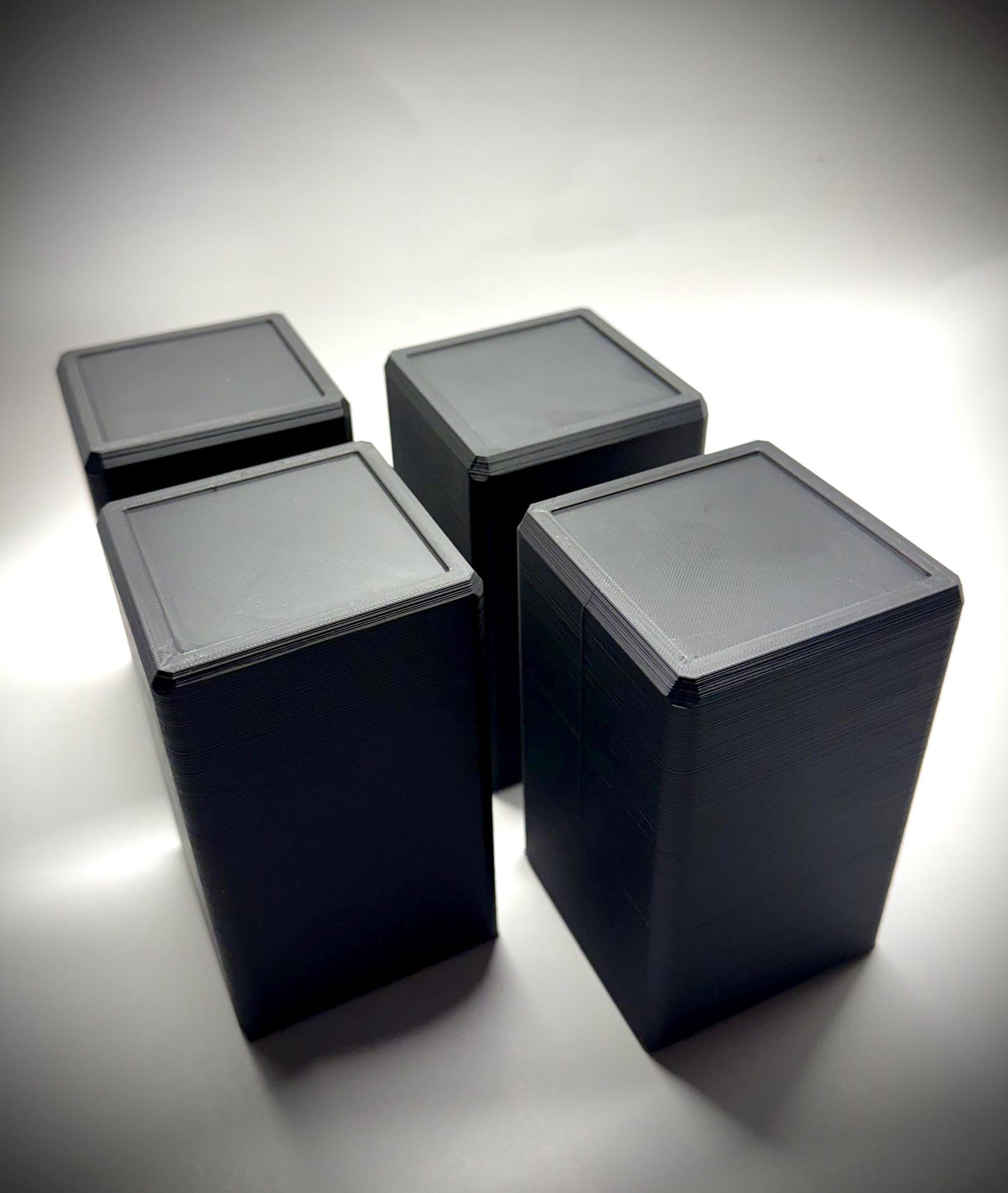 5-inch Tall Square Riser Set: TV, Sound Bar, Game Console - 3D Printed ...