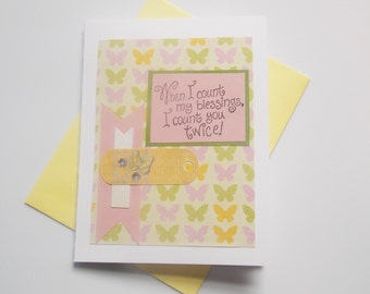 Just saying hi card | Etsy