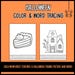 Halloween Color Sheet With Handwriting Practice, Kindergarten, 1st ...
