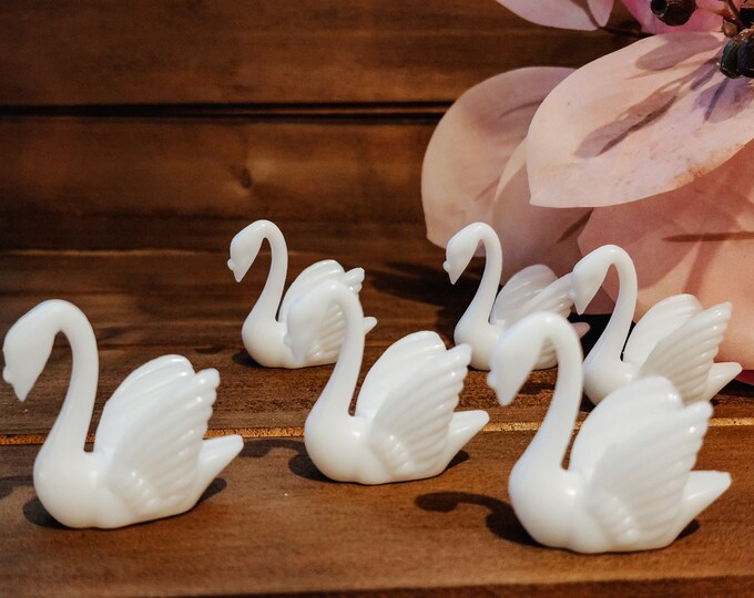Small Swans, Swan Party Theme Embellishments for Packages, Favors, and ...