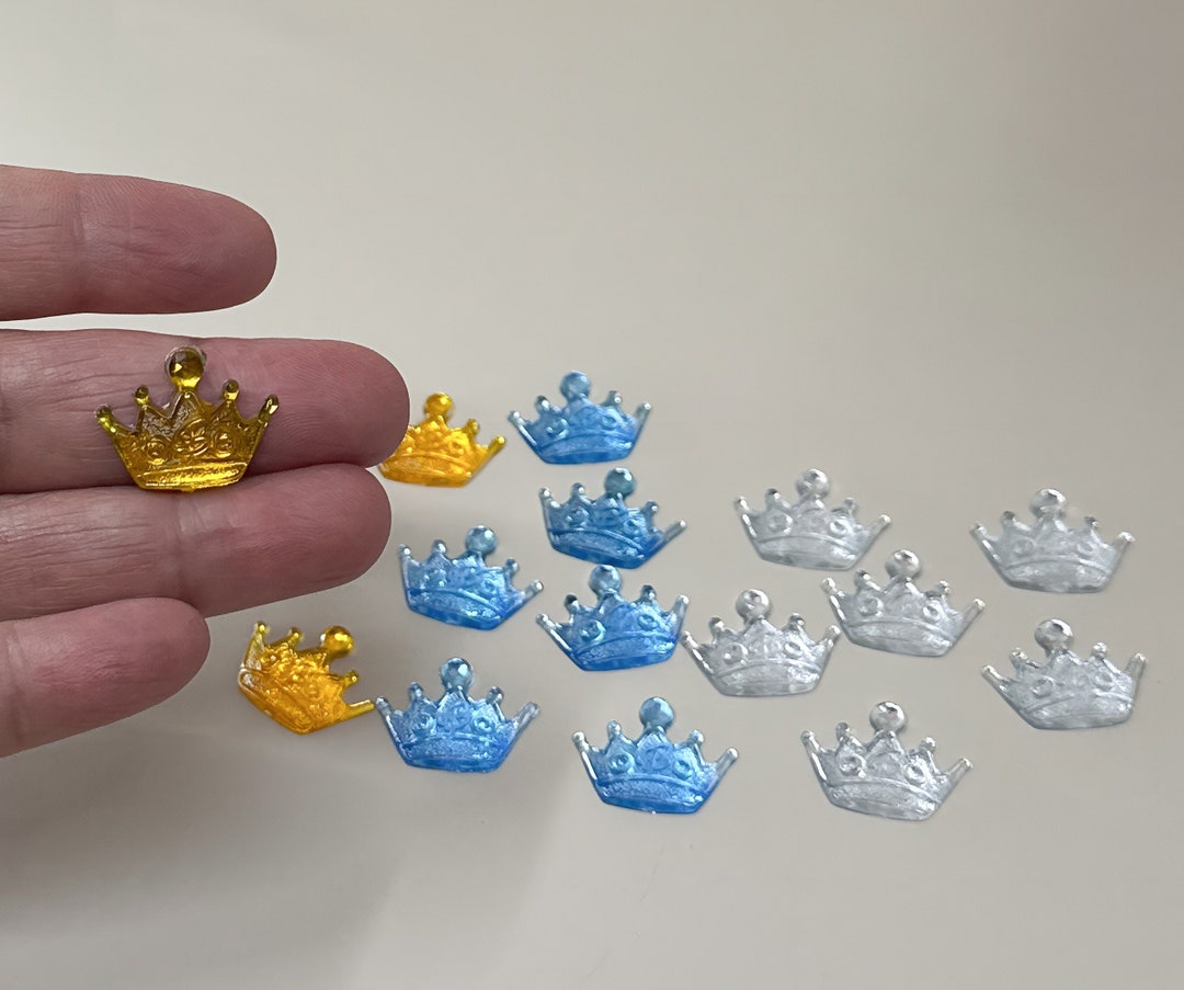 50 Pieces MINI Plastic Crowns Craft Supplies Embellishments - Etsy