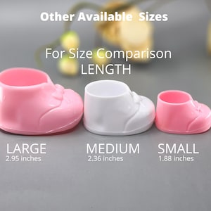 SMALL Blue Baby Shower Bootie Favors - Craft Supplies for Gnome Shoes ...