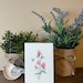 Watercolor Wildflower Note Cards With Envelopes, Floral Greeting Cards ...