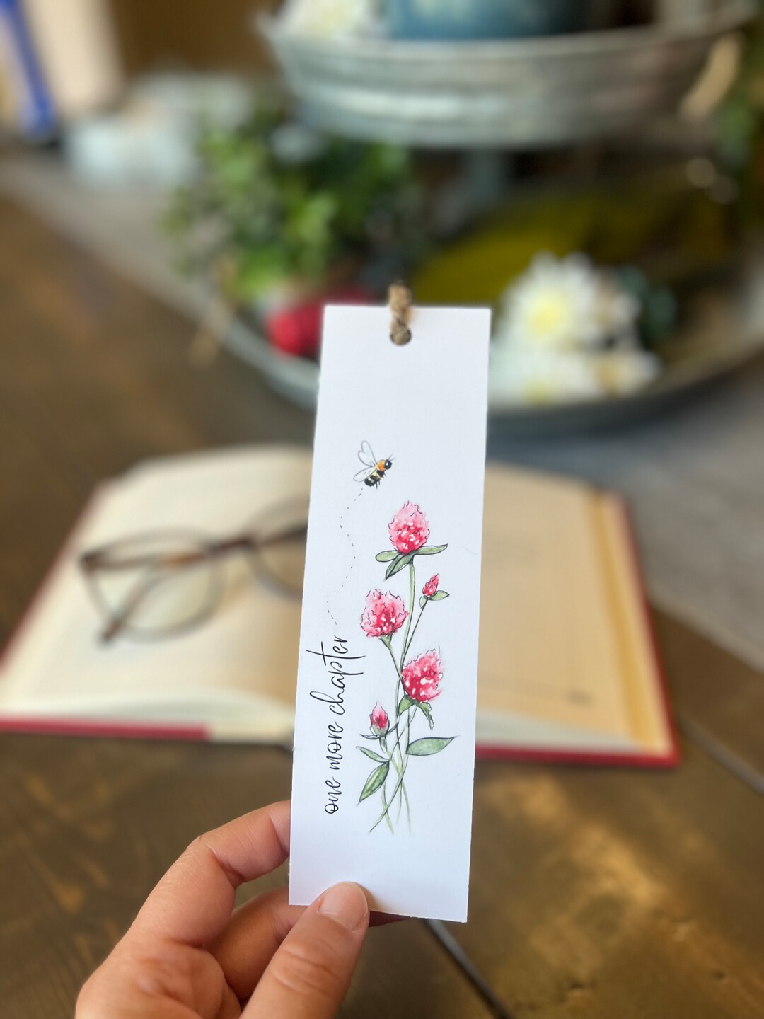 Wildflower Bookmark - Watercolor Floral Bookmark - Watercolor ...
