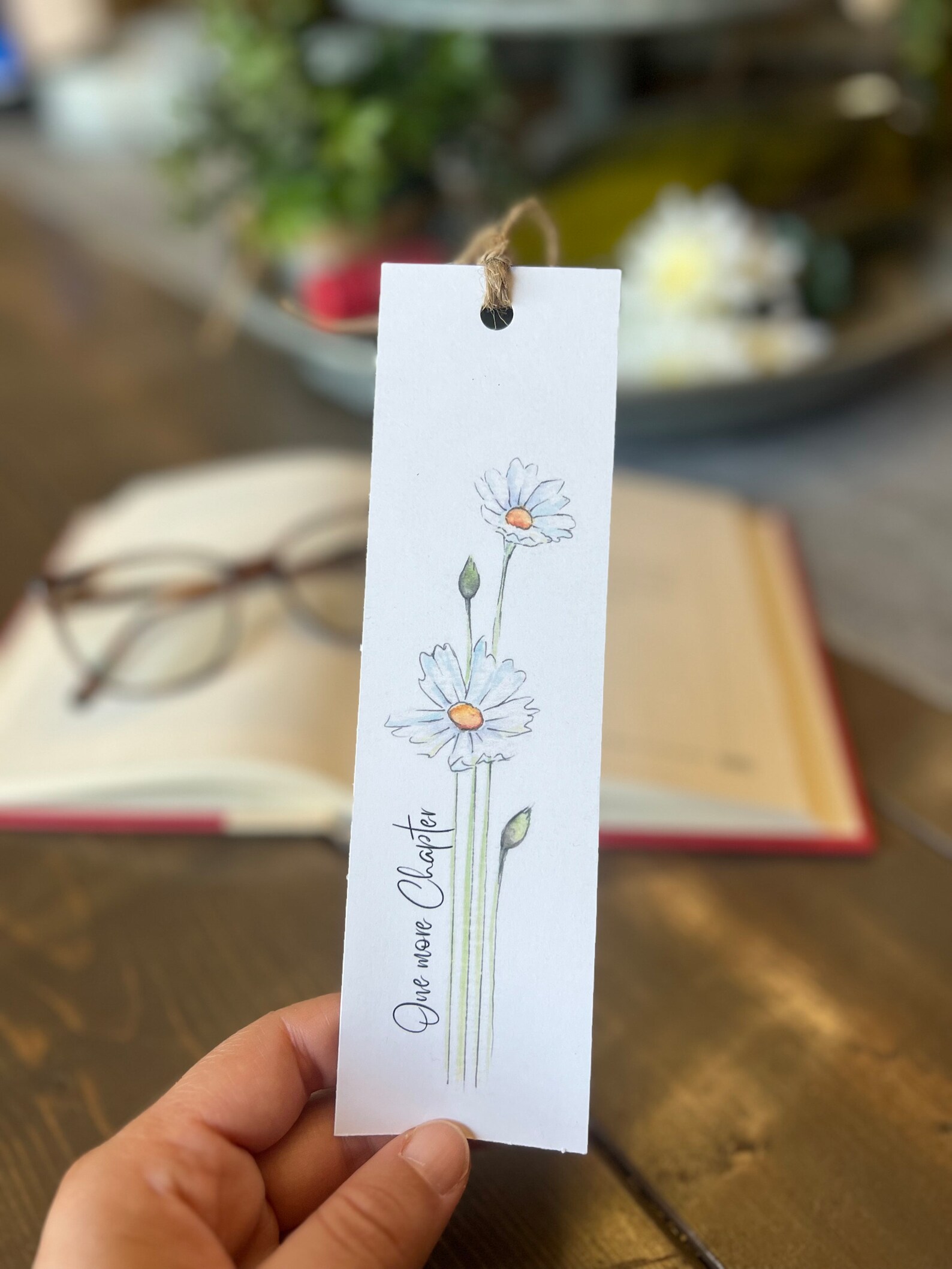 Wildflower Bookmark - Watercolor Floral Bookmark - Watercolor ...