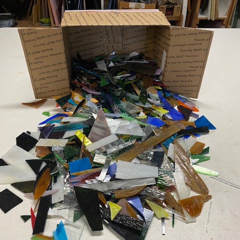 Stained Glass Scraps - Etsy