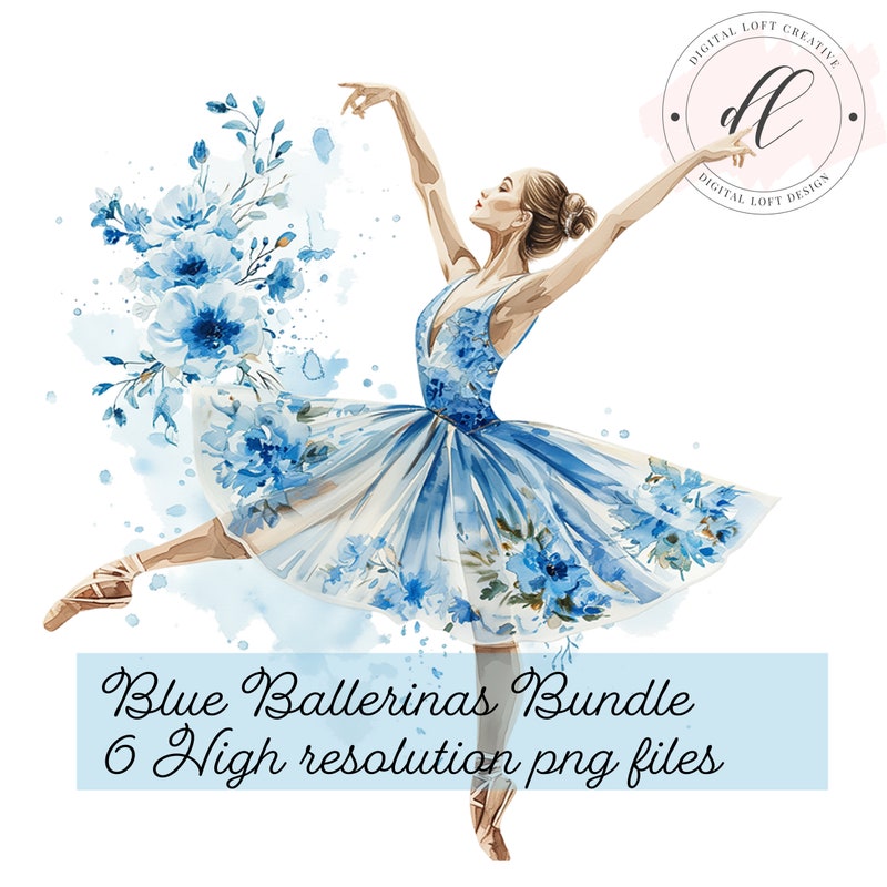 Ballerina Watercolor - Etsy