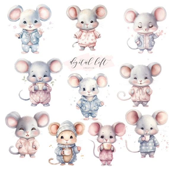 Cute Mice Clipart Mice Clipart Stock Vector Images Alamy