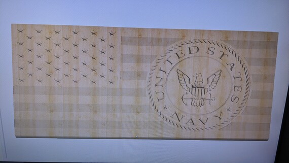 Shapeoko Carbide Create Navy Flag Template CNC .c2d Downloadable File ...