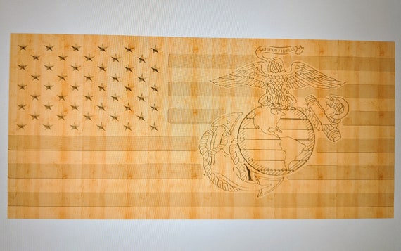Shapeoko Carbide Create Navy Flag Template CNC .c2d Downloadable File ...